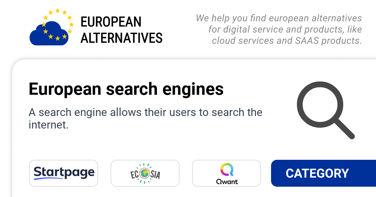 European search engines | European Alternatives